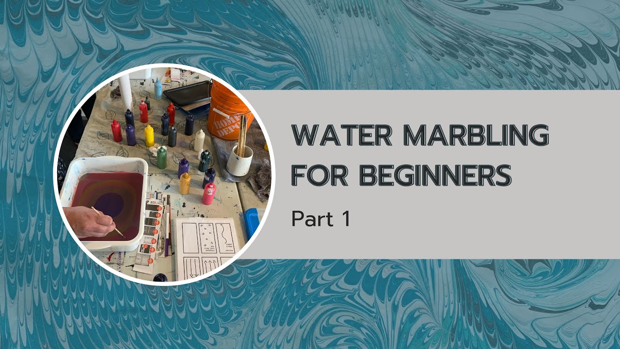 Water Marbling For Beginners - Part 1
