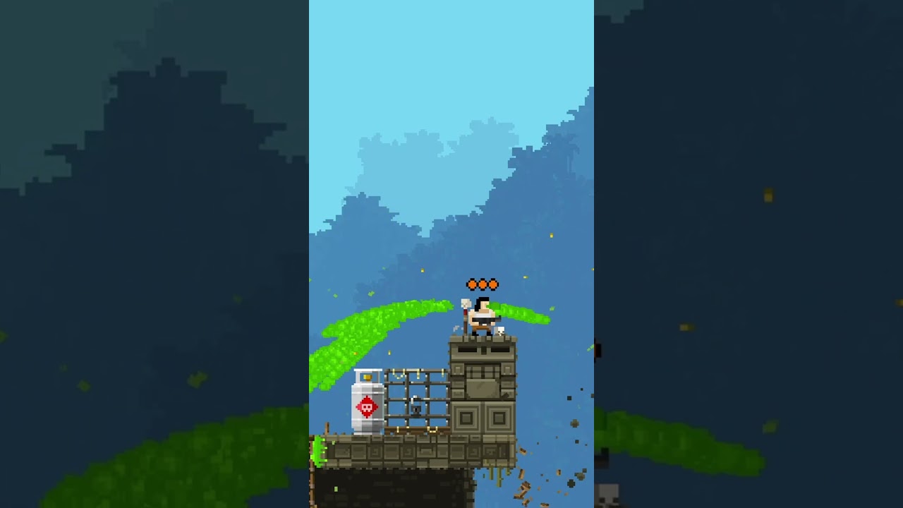 Secret character in broforce #shorts #broforce