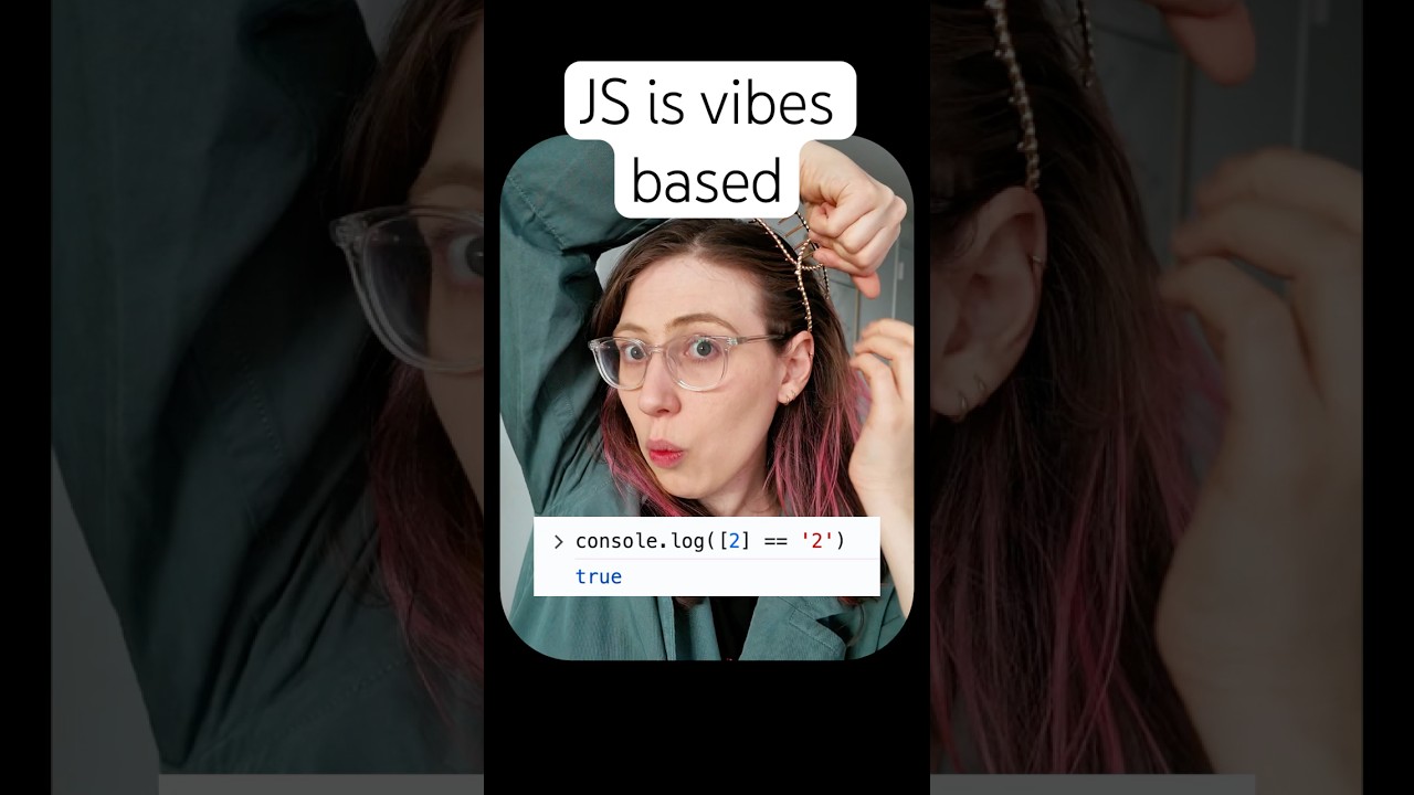 JS is a vibes based language