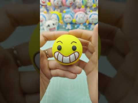 Handmade Miniature Realistic Baring Teeth Emoji with polymer clay #miniature#clay#creative#polymer#a