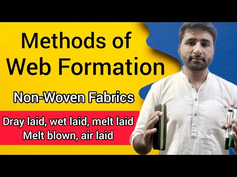 Web formation | Non-woven fabric | Types of web formation | Textile Ride | Urdu/Hindi