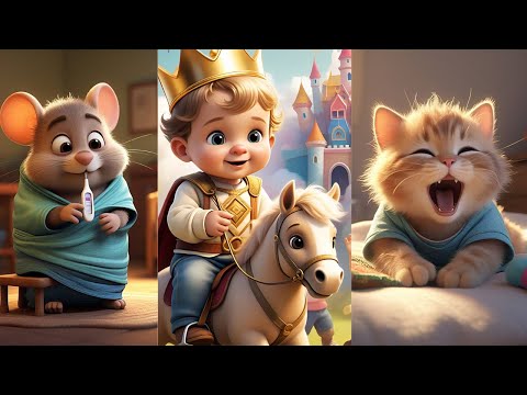 Top 3 English Rhymes for Kids | The Wooden Saddle Song, Meow Meow Meow & Today is Tuesday