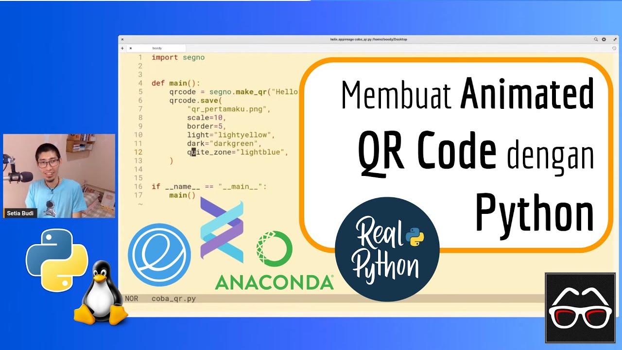 Live: Membuat Animated QR Code dengan Python