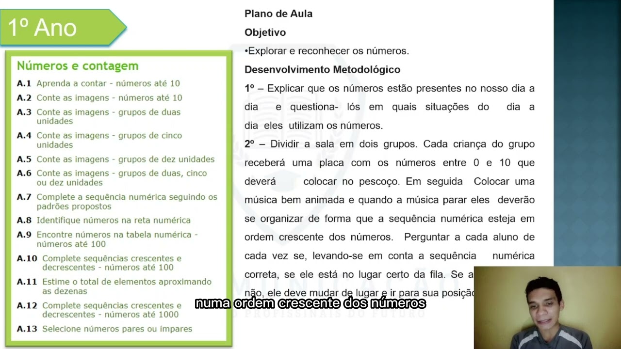 Números, Contagem e Adição - Plano de Aula 1º Ano do Ensino Fundamental.