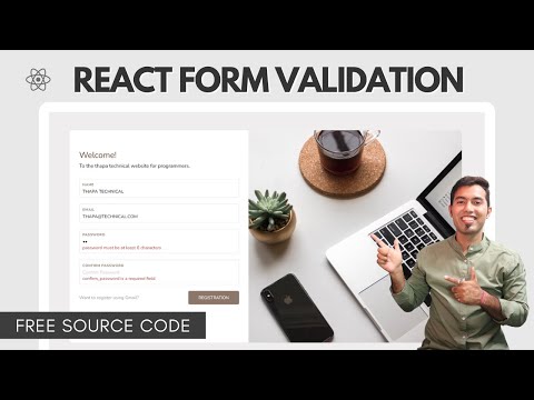 Complete React Form Validation using Formik & Yup in Hindiπ₯