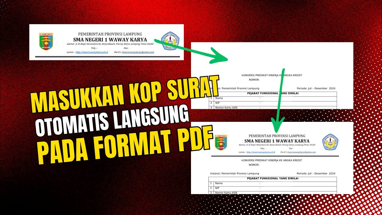 Tips Buat KOP Surat Langsung di File PDF