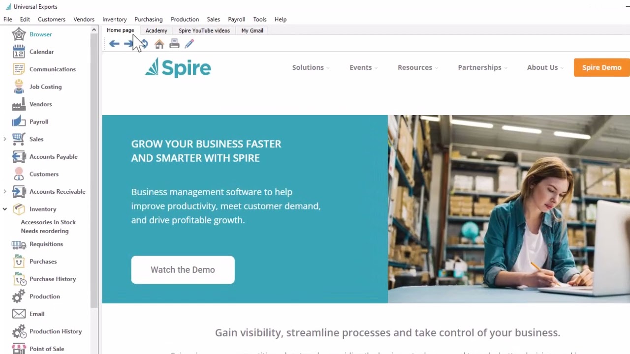 Spire Web Browser