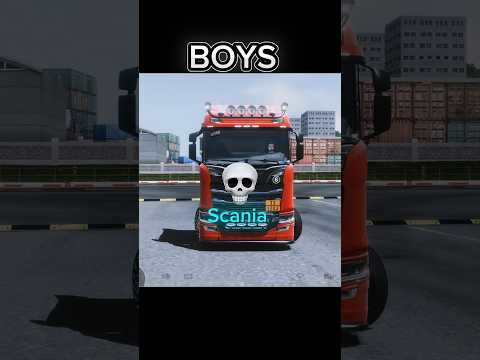 ????Girls Vs Boys Truckers of Europe 3