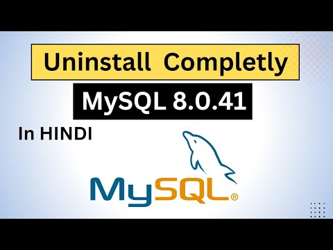 How to Uninstall MySQL completely from Windows 11