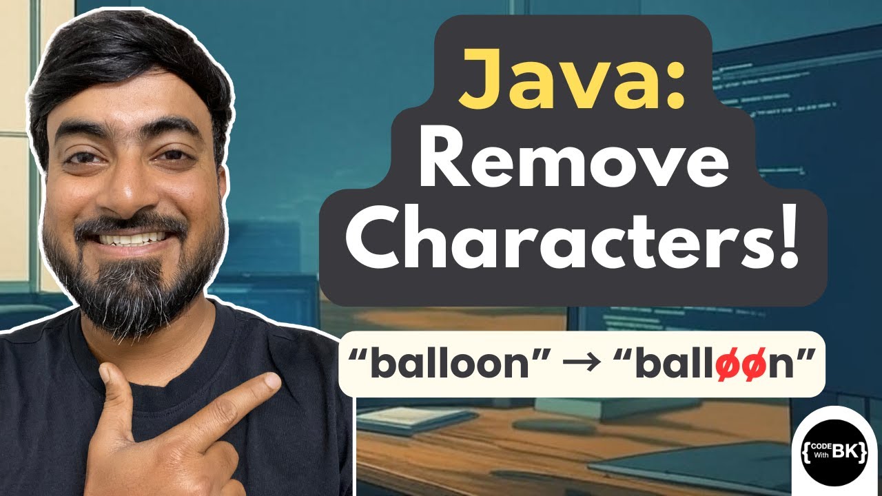 Java Program to Remove All Occurrences of a Character in a String