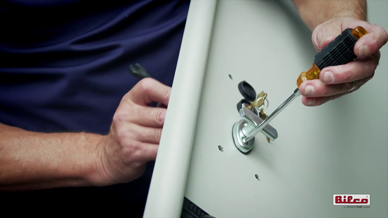 BILCO Basement Door Keyed Lock Kit Installation