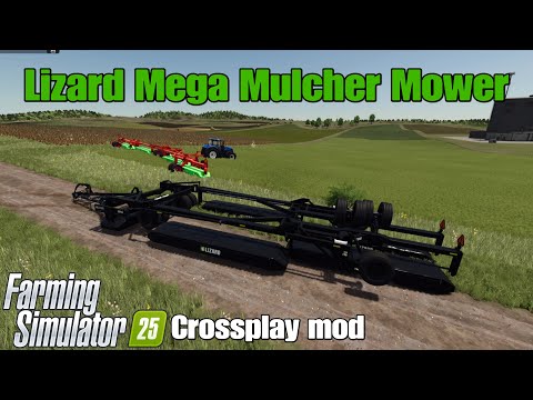 Lizard Mega Mulcher Mower / FS25 crossplay mod