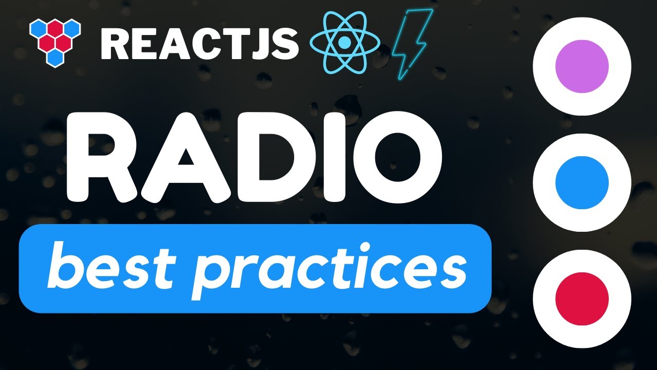 React Radio Component // Best Practices
