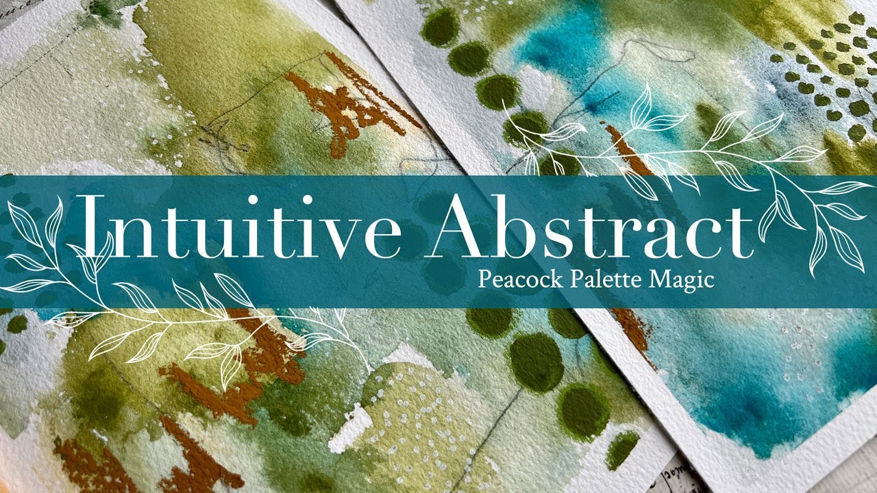 Intuitive Abstract Painting: Peacock Palette Magic