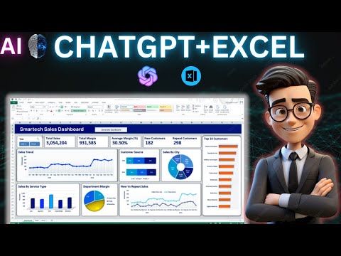 How Make Excel Dashboards Using ChatGPT(Step By Step) | Excel Dashboard Tutorial | #exceltricks #ai