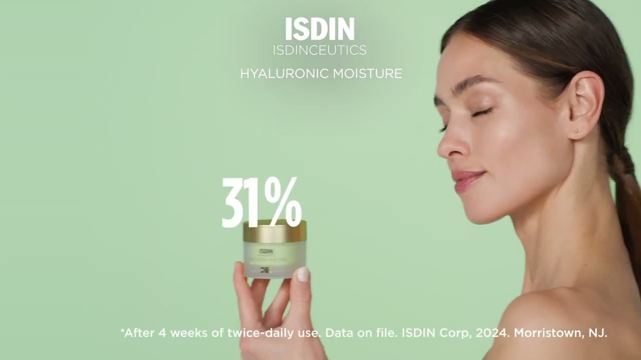 ISDIN ISDINCEUTICS Hyaluronic Moisture Hydrating Face Moisturizer for ...