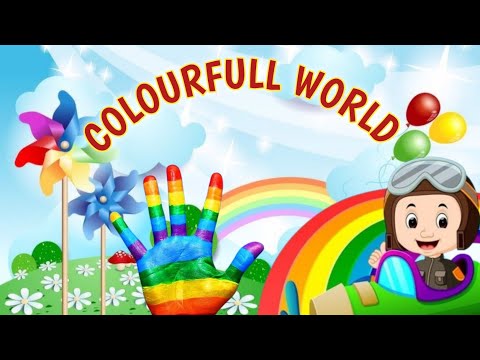 learning colour in rhyming words 🌈🌈 I colours song🌈♥️ l रंगो के नाम