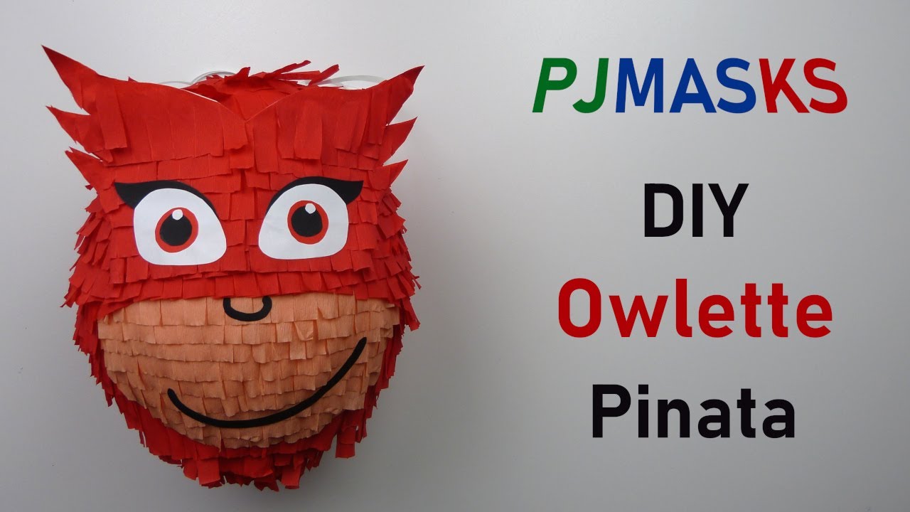 PJ Masks Owlette Pinata. DIY Pinata - DIY World