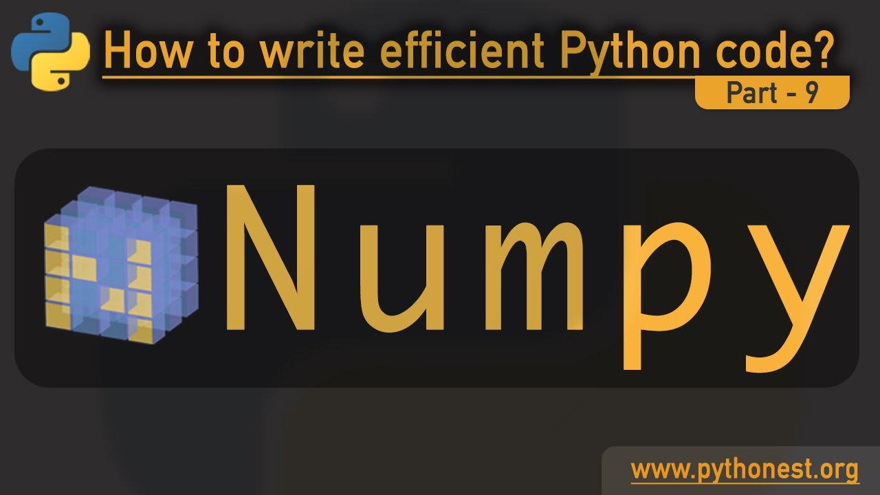 Numpy in Python | how numpy can optimize our code