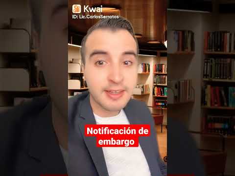 Notificación de embargo