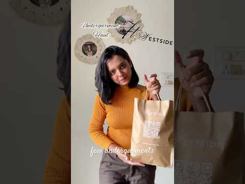 Westside Undergarments haul| lingerie review|seamless bra| push-up bra| shapwwear #shorts #ytshorts