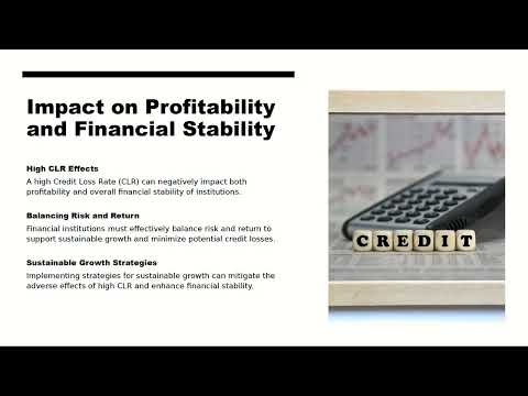 Credit Loss Ratio CLR in Financial Institutions