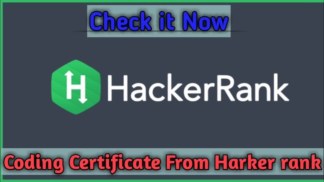 Hackerrank Certificate Test | How To Get Hackerrank Certificate