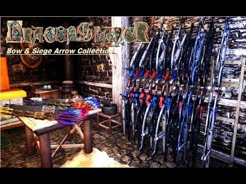 Dragonslayer Bow and Siege Arrows Mod Showcase Skyrim Special Edition Skyrim Remastered by skibadaa