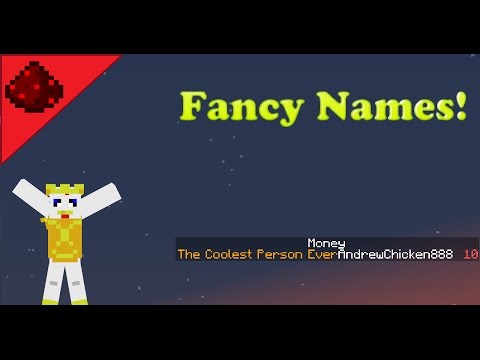 Colorful Names & Magical Floating Text!
