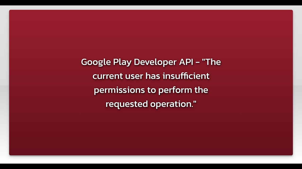 Google Play Developer API - 