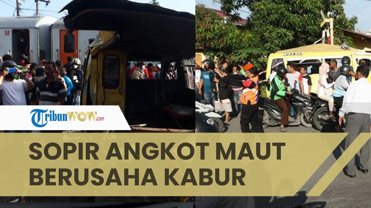 Sopir Angkot yang Terobos Palang Pintu Kereta Tidak Punya SIM, Polisi ... Sopir Angkot yang Terobos Palang Pintu Kereta Tidak Punya SIM, Polisi ...