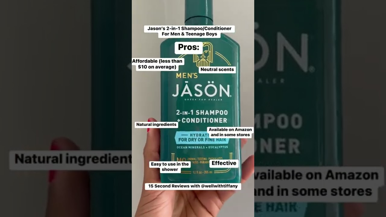 Jason 2-in-1 Shampoo & Conditioner Review #shorts #15secondreview