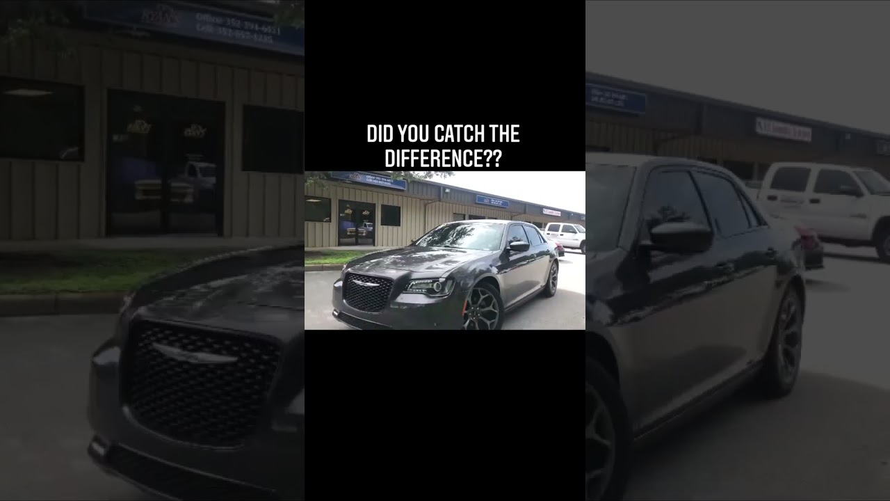 Customer came to us with a mismatched left rear door & asked us if we could make it match again.