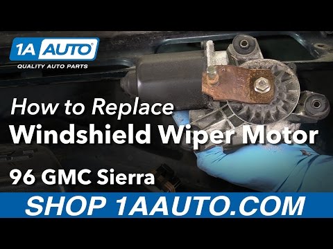 How to Replace Wiper Motor 88-98 GMC Sierra K1500