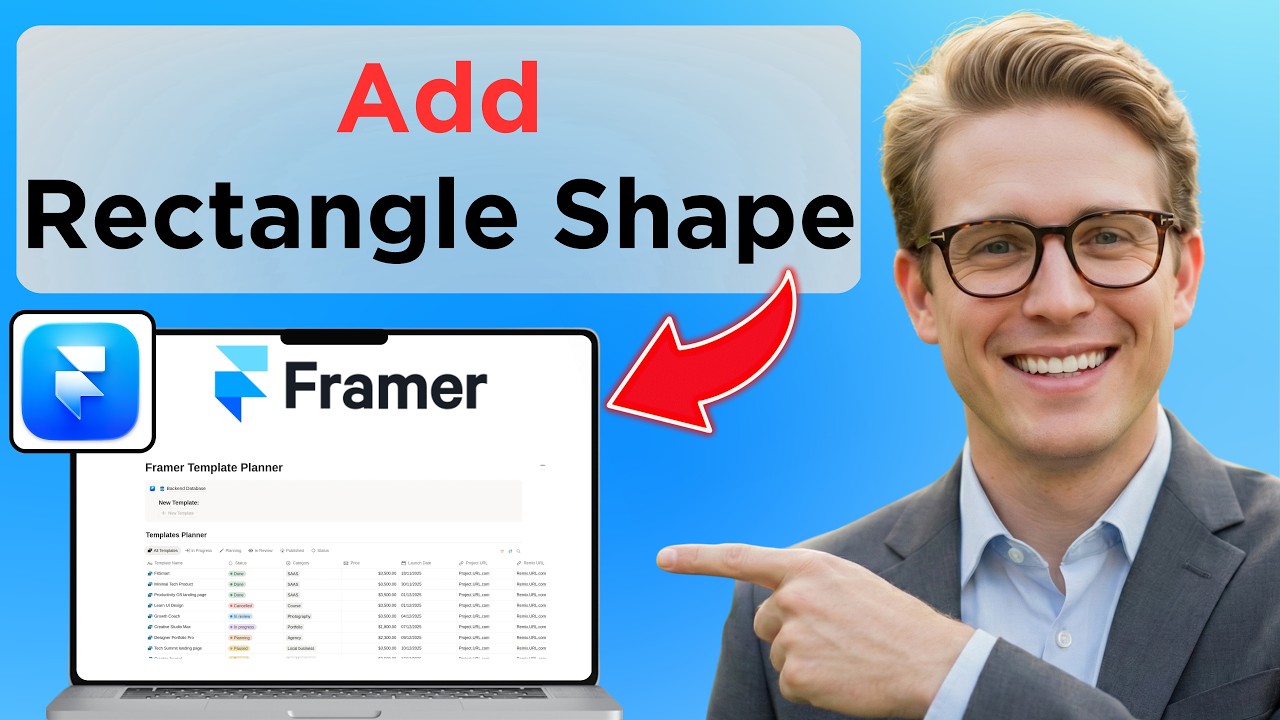 How to Add Rectangle in Framer (Easy Guide)