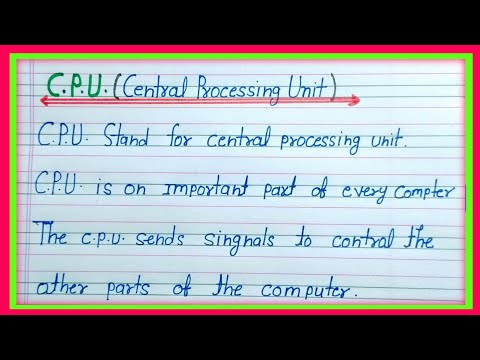 CPU Explanations ||CPU kya hai || CPU Ka Full form || Central Processing unit kya hai || CPU about