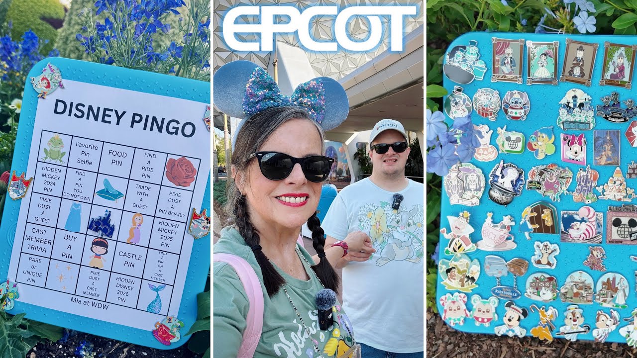 Disney Pin Bingo At EPCOT 2026: Trading For REAL Pins Only! 
