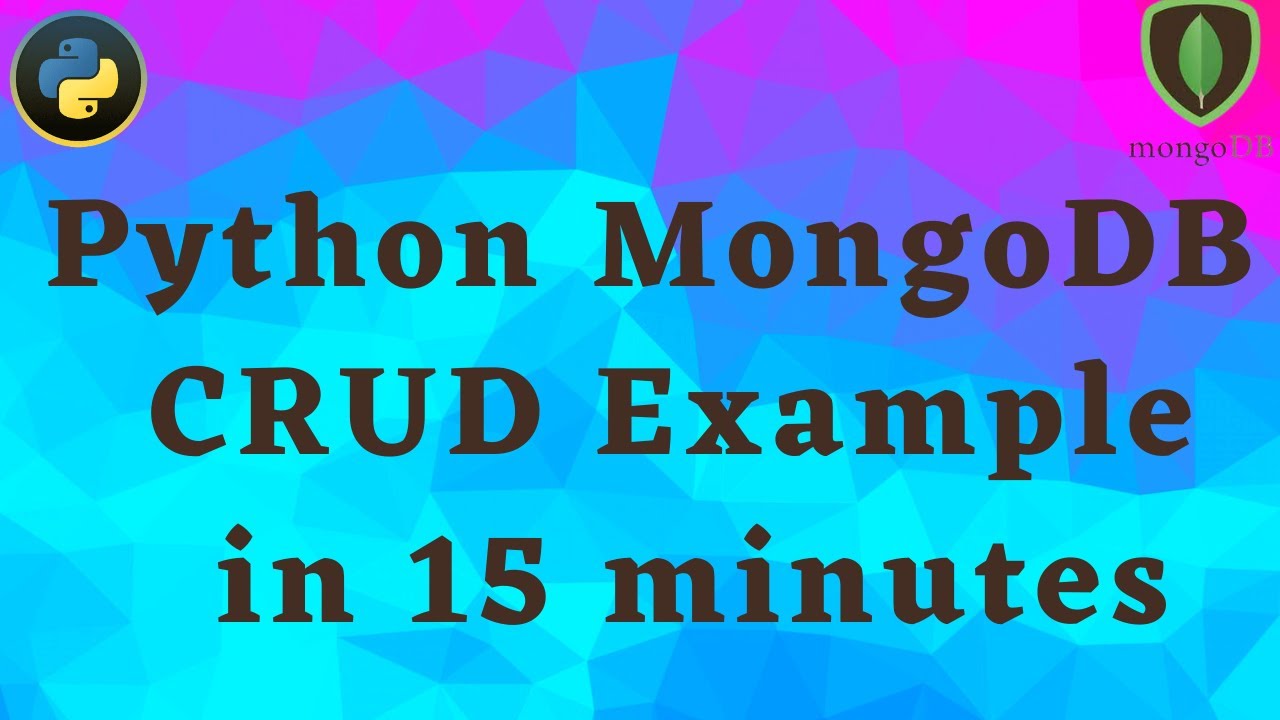 MongoDB CRUD operations Python