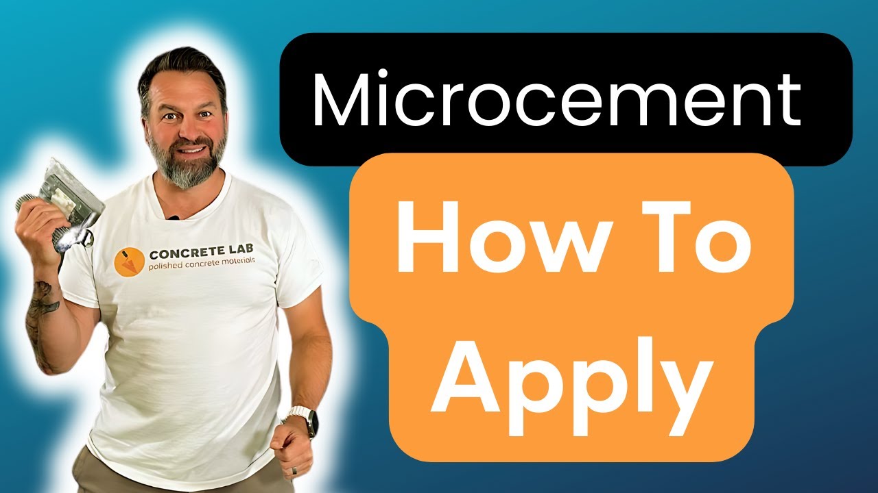How To Apply The Microcement (first coat)