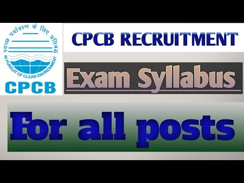 cpcb syllabus | cpcb recruitment 2023 | CPCB | #cpcb #ssc #syllabus