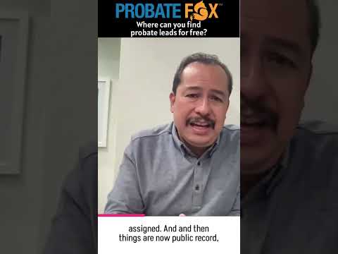 Find Probate Leads For Free