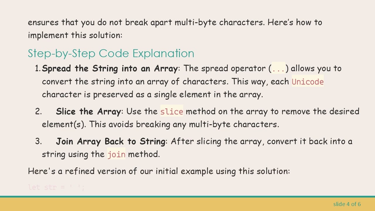 How to Handle Unicode Characters in JavaScript String Slicing