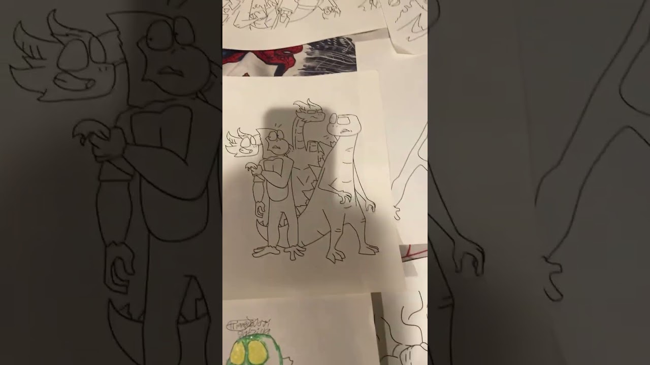 Triangle vs monkey coloring pages that I got