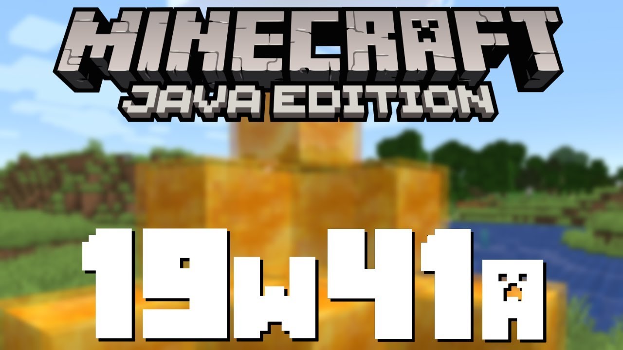Minecraft 1.15 News – 19w41a: Honey Blocks and Toggle-Sprint!