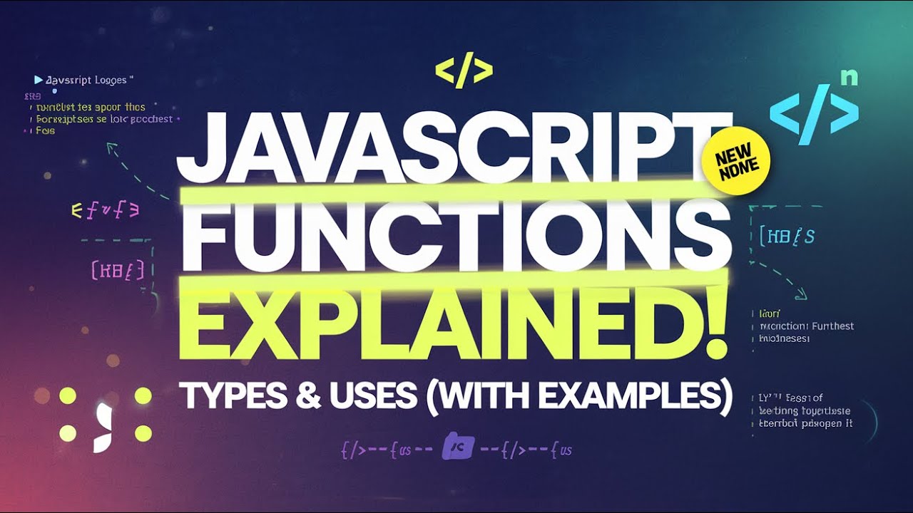 JavaScript Functions Explained | Types of Functions with Real Examples for Beginners in 2024 🚀