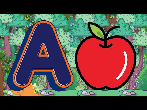Phonics Song 2 with TWO Words in 3D - A For Airplane - ABC Alphabet Songs with New abc Vedio 01158