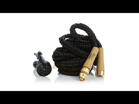Pocket Hose Top Brass 50' Hose w/Nozzle and Jet Sprayer