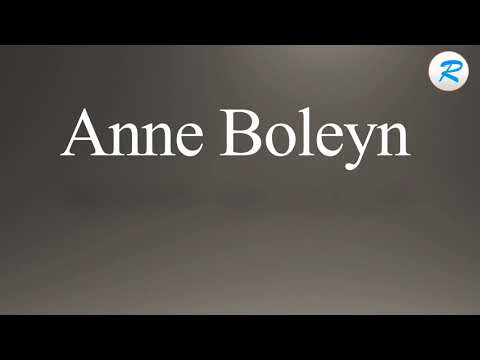 How to pronounce Anne Boleyn