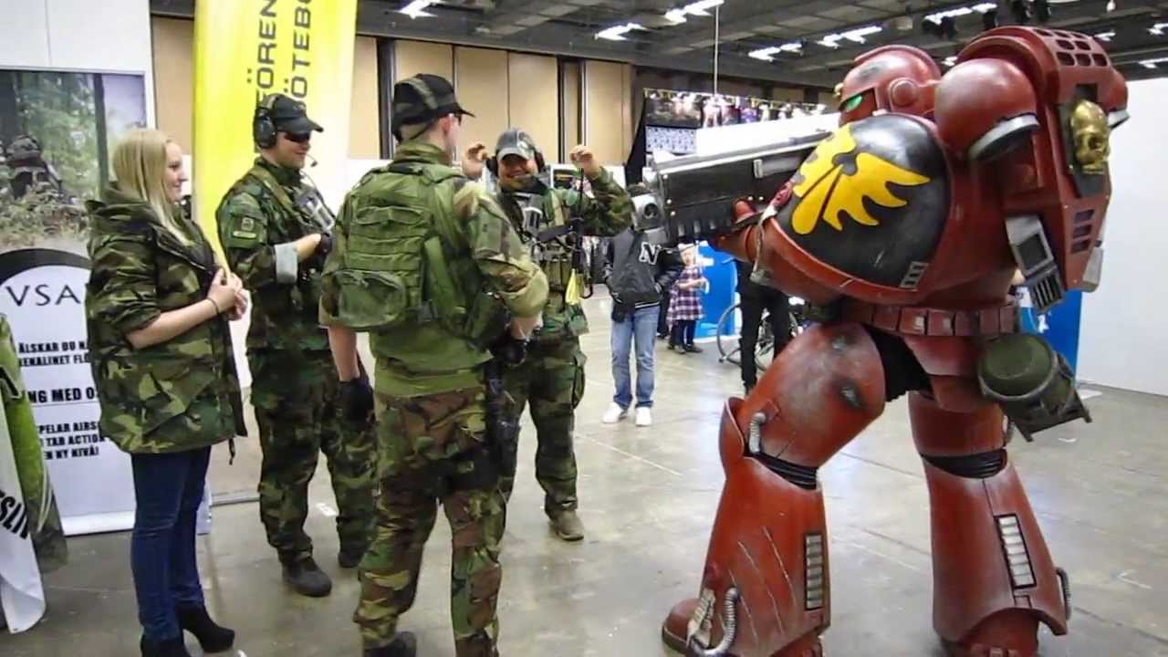 Pilerud's cosplay - Blood Angels Space Marine at SSGFC Gothenburg 2013