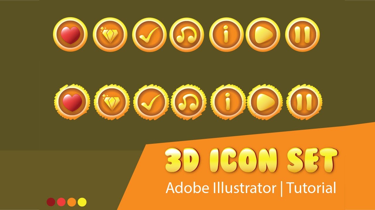 How to Create 3D Icons in Illustrator Tutorial | Prasenjit Kumar | Drawing Effect Adobe Illustrator